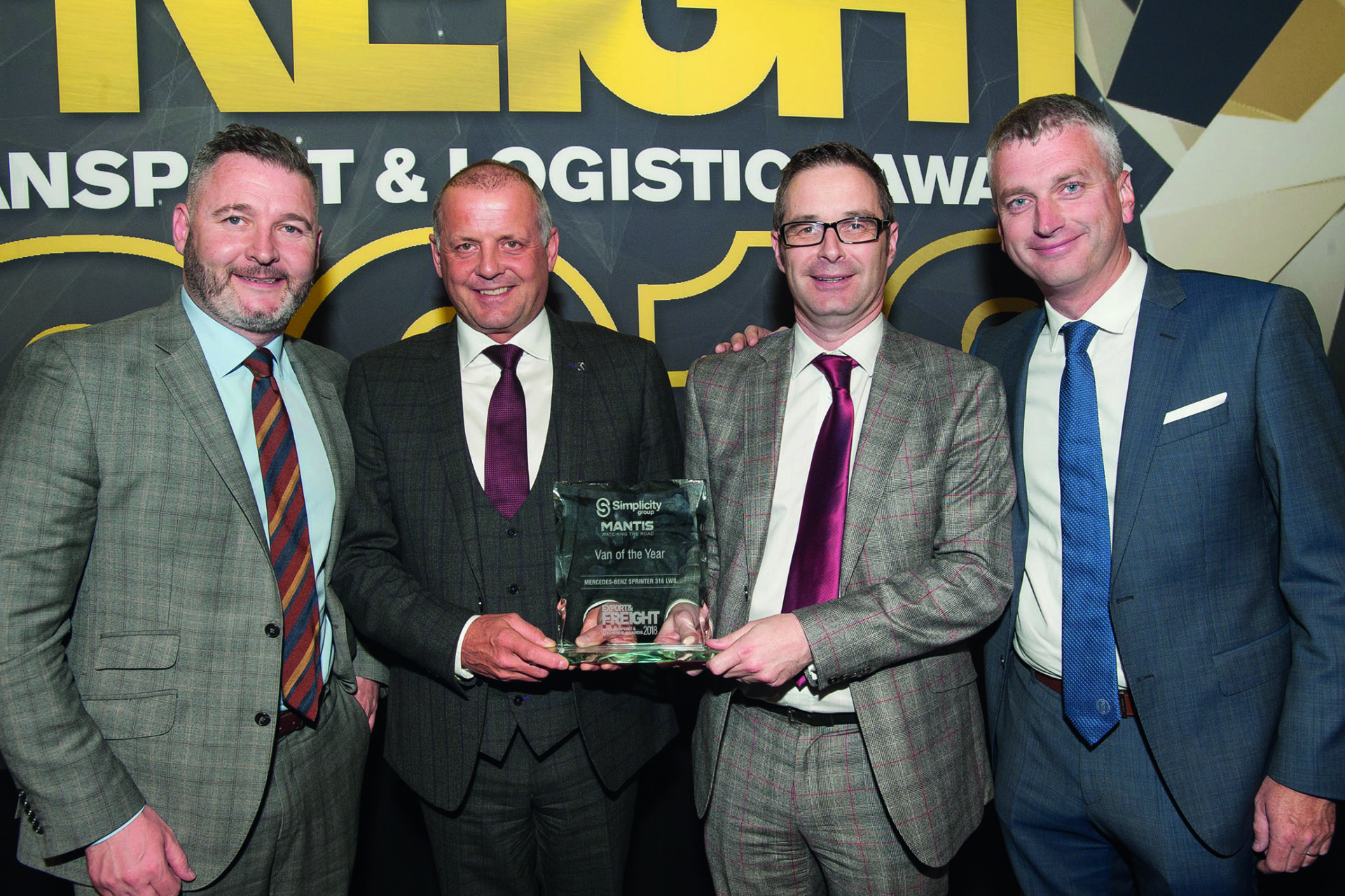 Van of The Year: Mercedes-Benz Sprinter 316 LWB (L-R: Harry Girvan ...