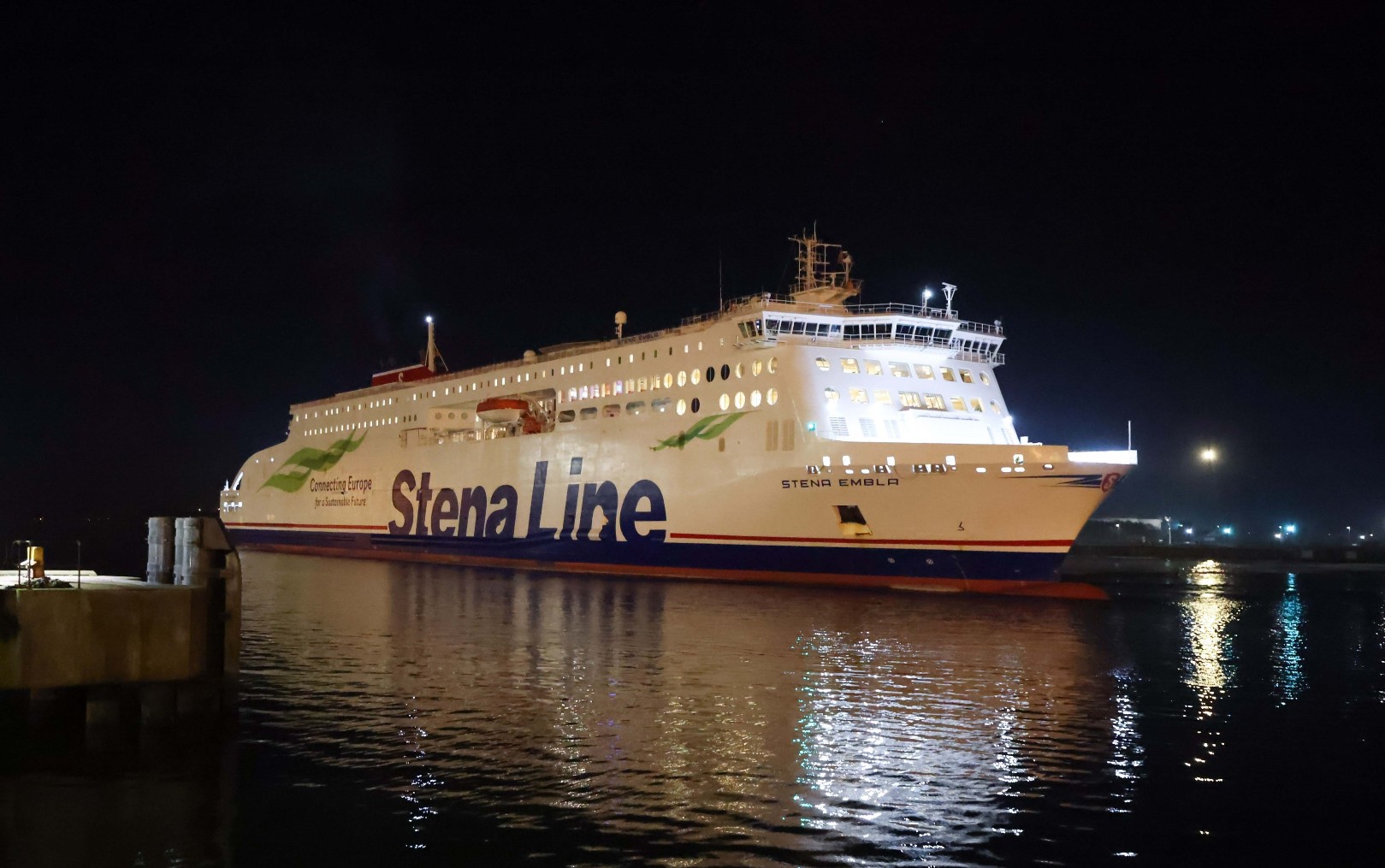 Stena Embla Makes First Belfast-Liverpool Crossing