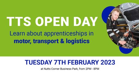 TTS to Host 2023 Apprenticeship Open Day