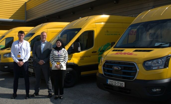 DHL Express adding new electric vehicles to their Irish operation