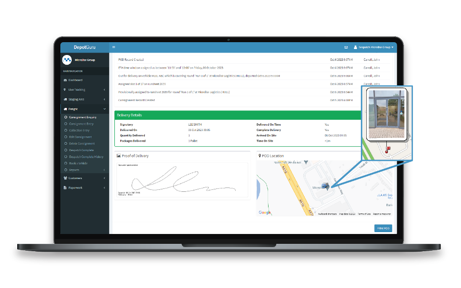 Microlise Group Unveils Its Transport Management System