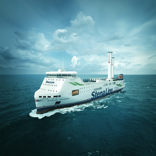 Stena Line and Norsepower team-up on future-proof methanol hybrid RoRo