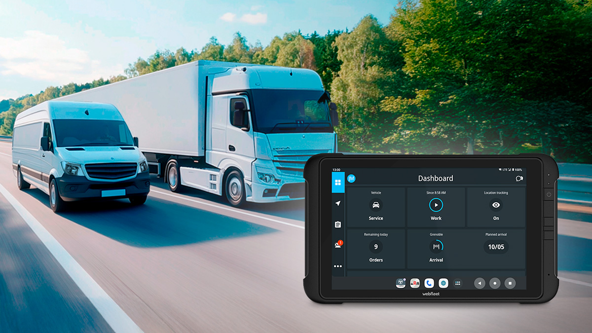 Webfleet launches new PRO X driver terminal for fleet professionals