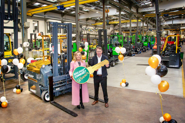 Combilift's 100,000th Forklift Raises €100,000 for Global Children’s Charity